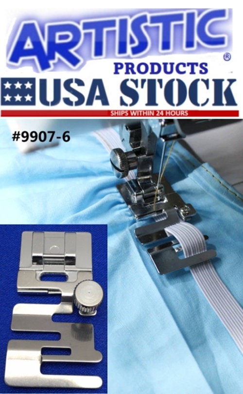 Elastic Snap on Cord Band Fabric Stretch Presser Foot 9907-6 - Etsy