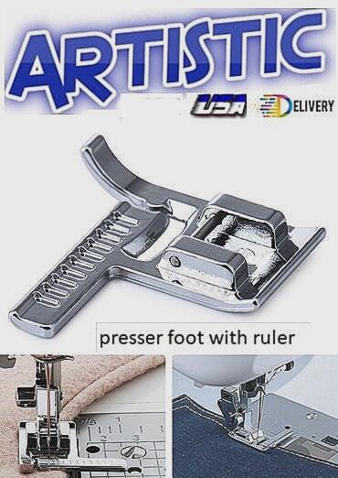 Snap-on Foot Stitch Guide Foot for Babylock, Brother Janome #X51804001 ...