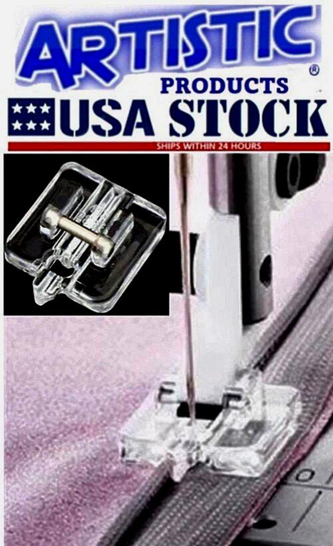 Viking Husqvarna Clear Invisible Zipper Foot for Viking #4132865-45 - Etsy