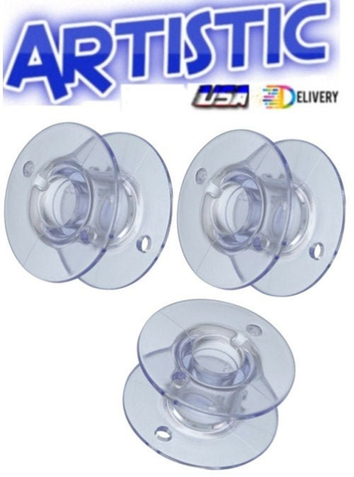 Plastic Bobbins 10pcs.for Brother Sewing Machine Style SA156,X52800150 ...