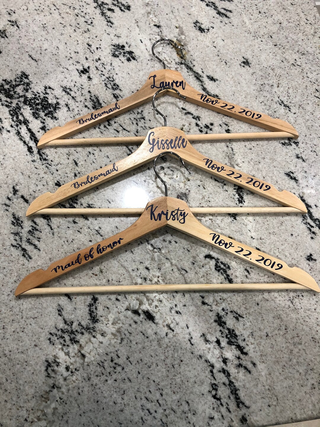 CUSTOM Wooden Hanger - Etsy