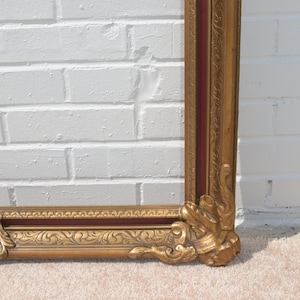 Antique Finished Corner Frame Gold and Red - Etsy