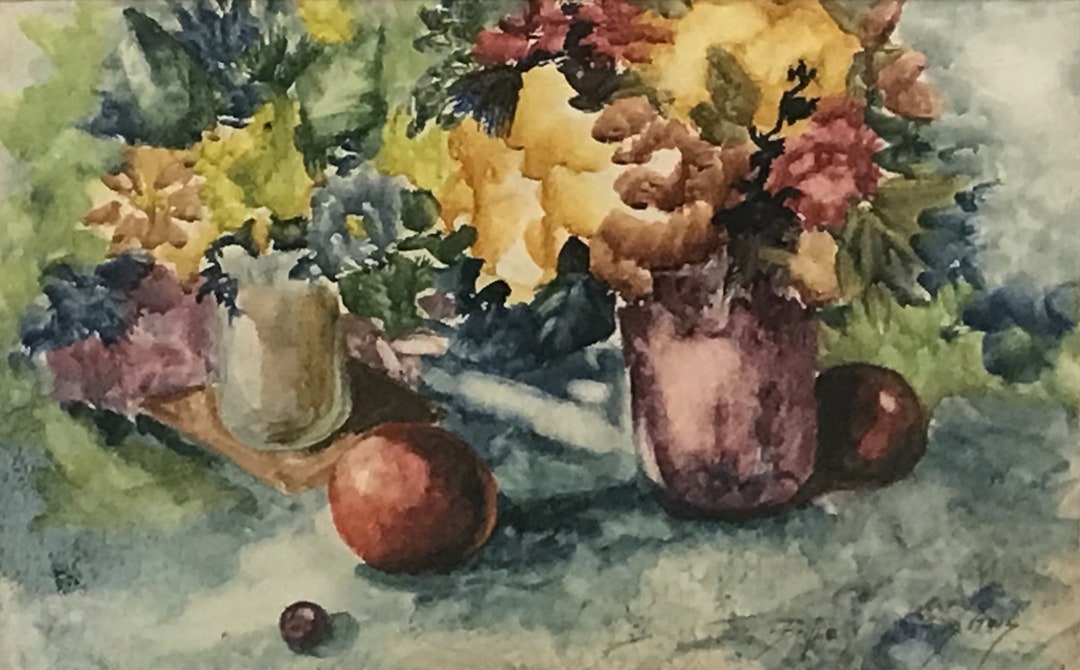 Original Watercolor Painting by Artist Billie Mitchell - Etsy