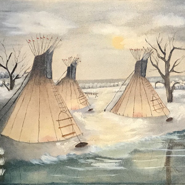 Teepee Art - Etsy
