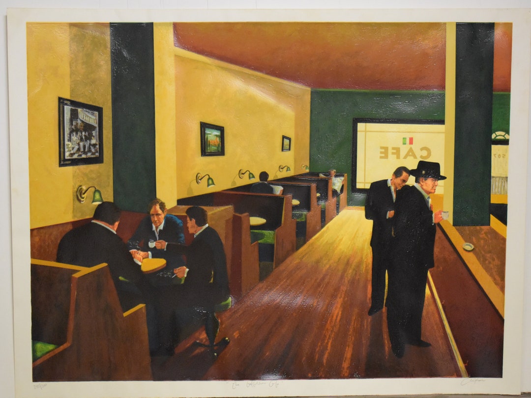 The Godfather Cafe Signed Limited Edition Serigraph by Christian ...