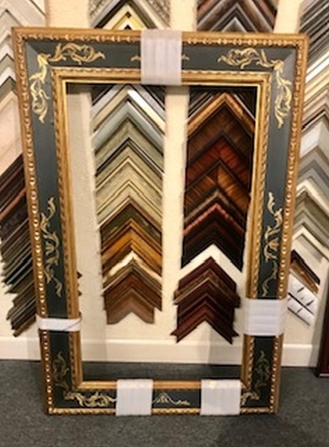 Handmade Italian Sgraffito Picture Frame - Etsy