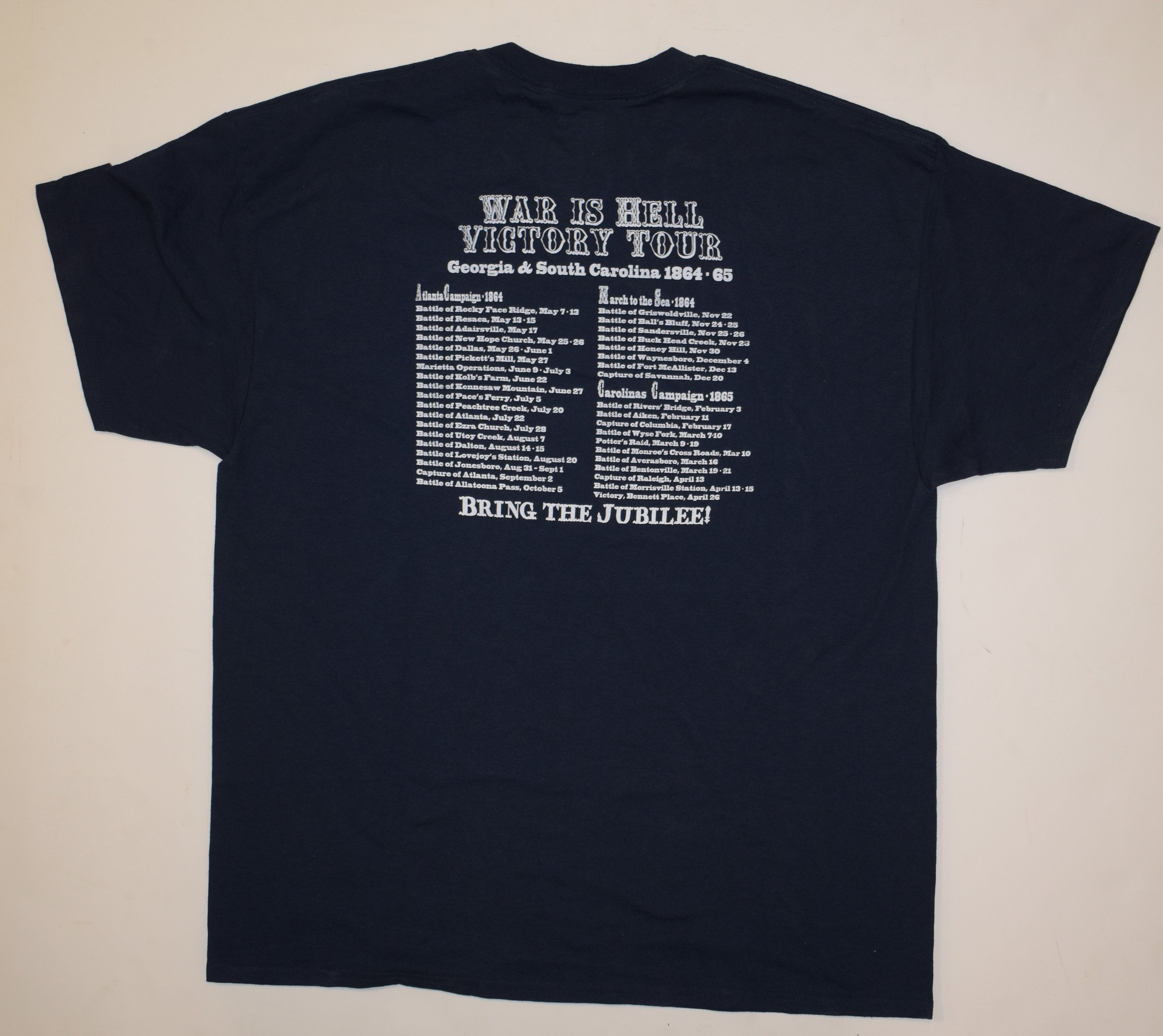 Shermans Bummers War is Hell ACW Union Yankee Civil War Tour Shirt Mens ...