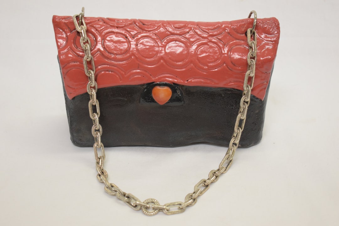 Ceramic Coach Bag by Georgia Potter Ann Wallin - Etsy