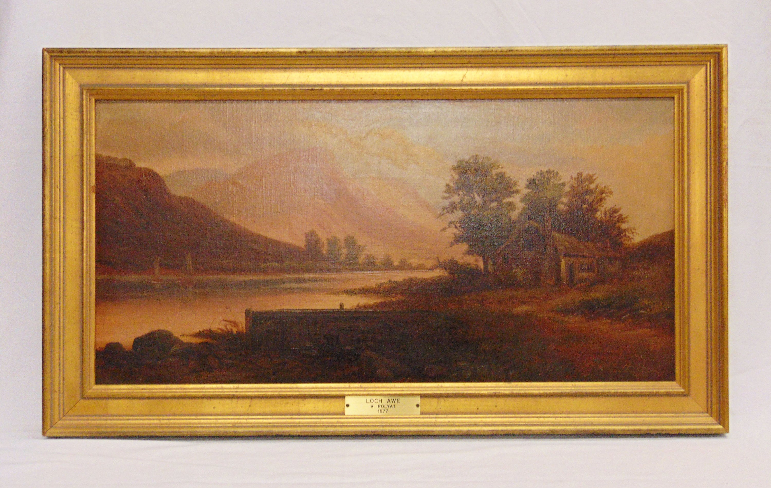 Loch Awe Scotland Framed Oil Painting by Victor Rolyat 1877 - Etsy Ireland
