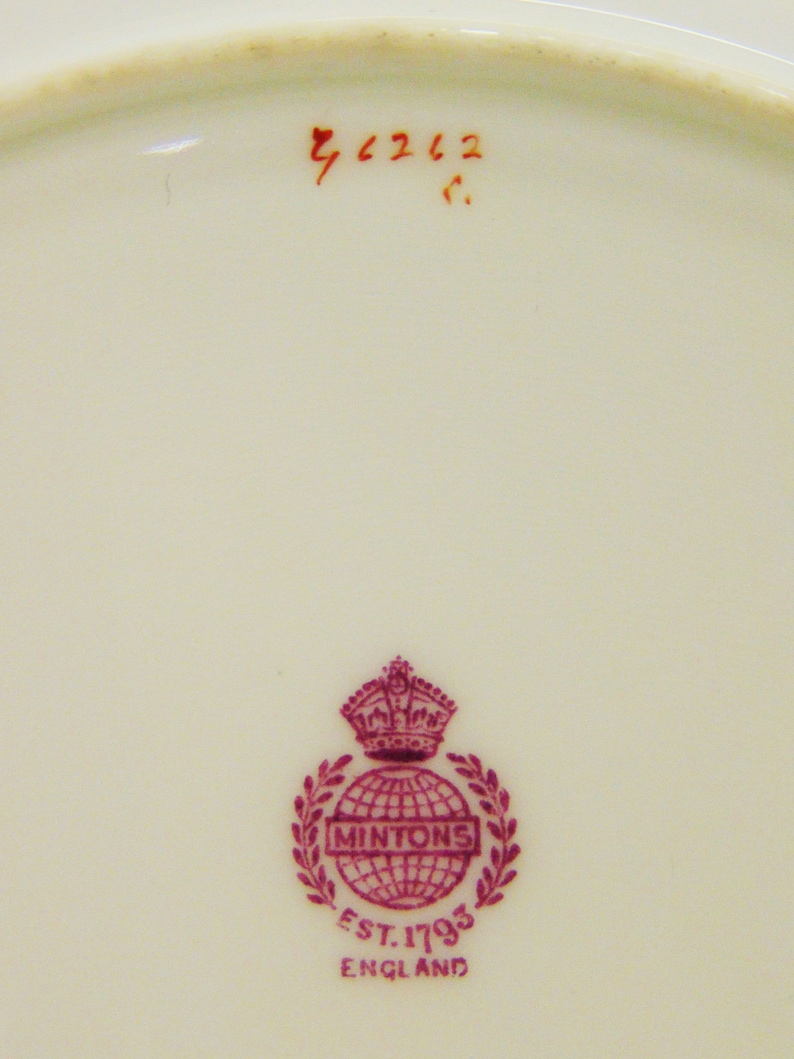 Minton China Luncheon Plate Pattern G6262 - Etsy