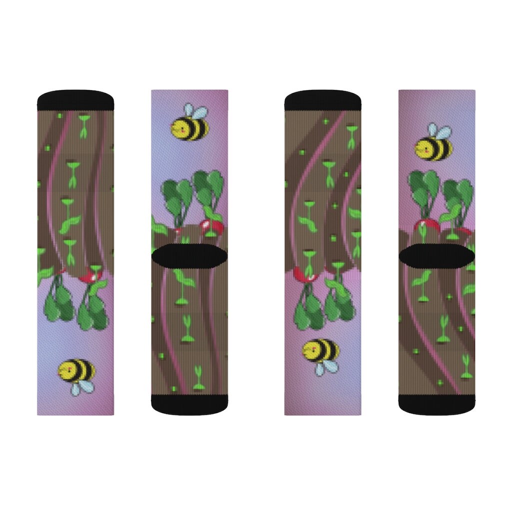 Radish Garden Socks, Socks Cute Garden, Radish Socks, Gardening Gifts ...