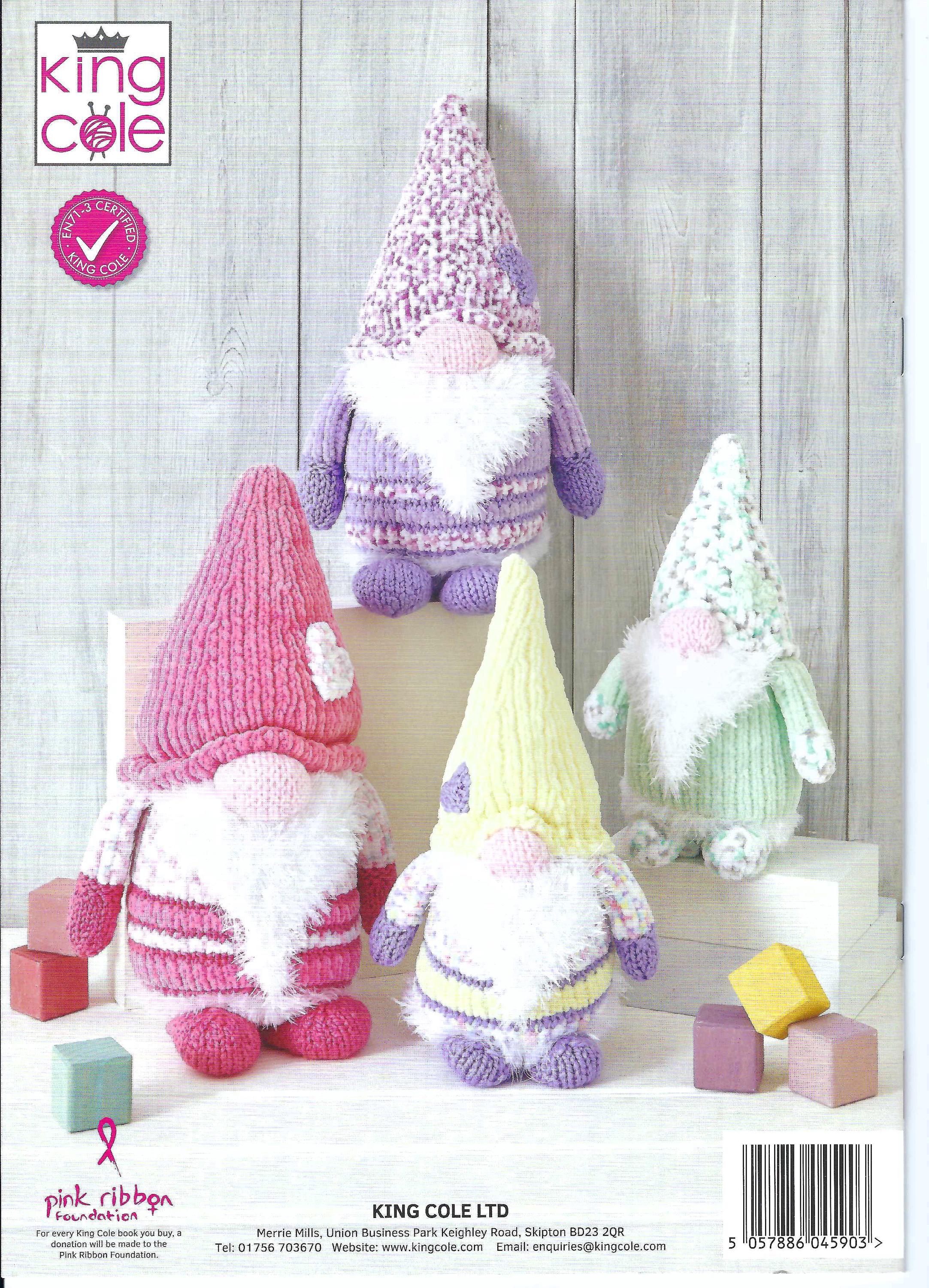 King Cole Knitting Pattern Book | Gonks Book 1 - Etsy UK