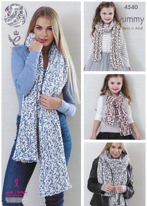 King Cole Knitting Pattern 4540 - Etsy