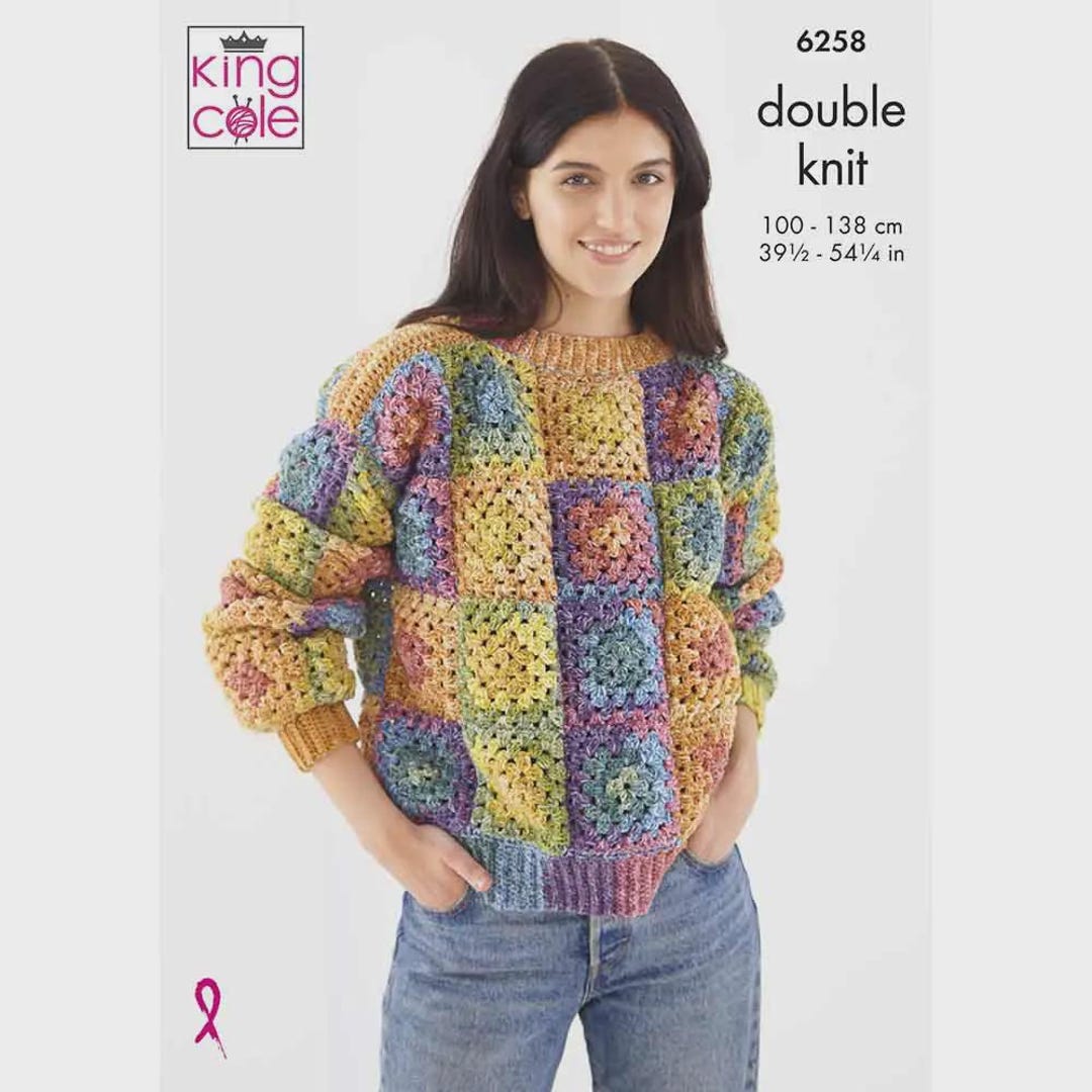 King Cole Crochet Pattern 6258 - Etsy UK
