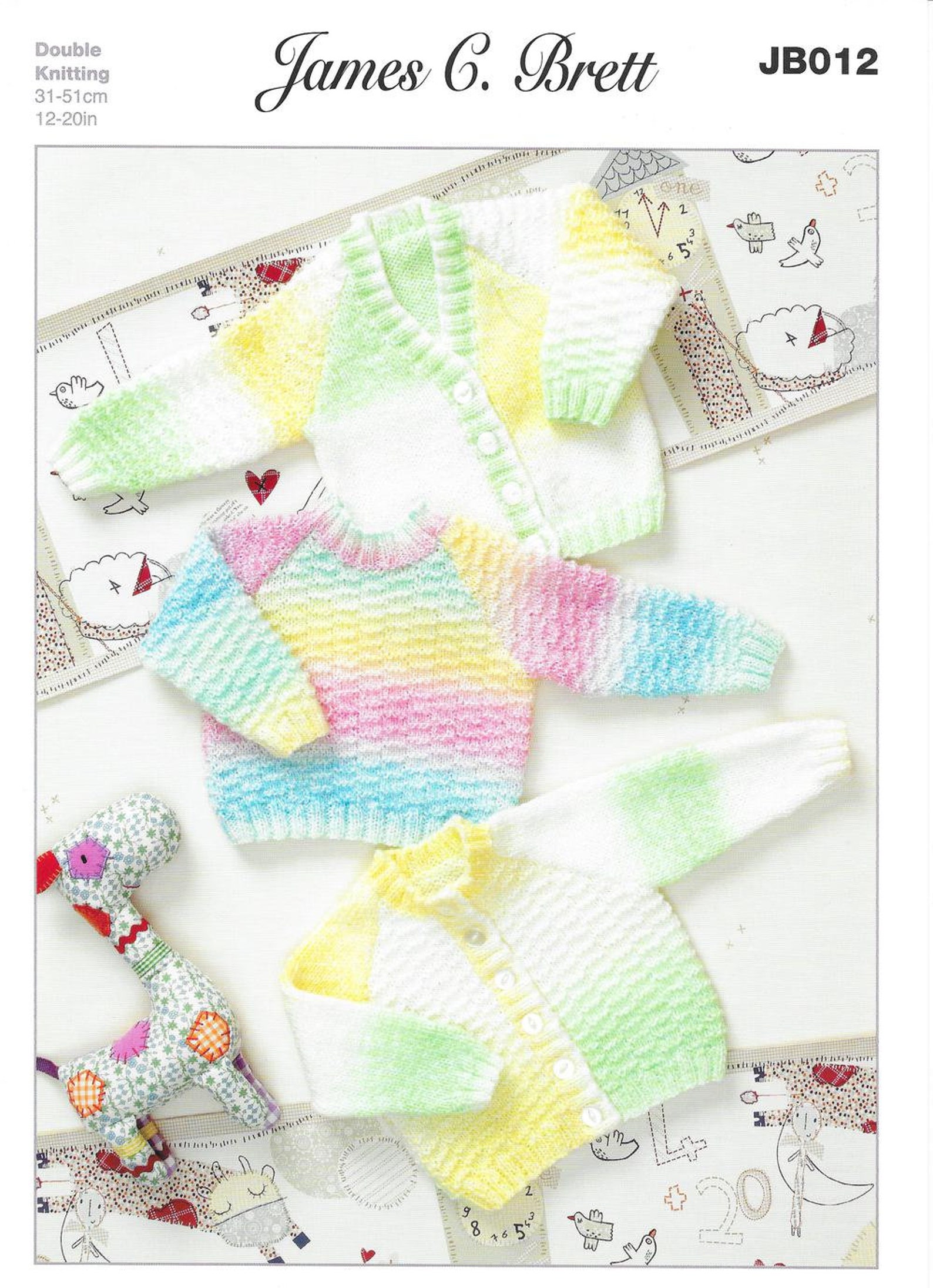 James C Brett Knitting Pattern JB012 - Etsy