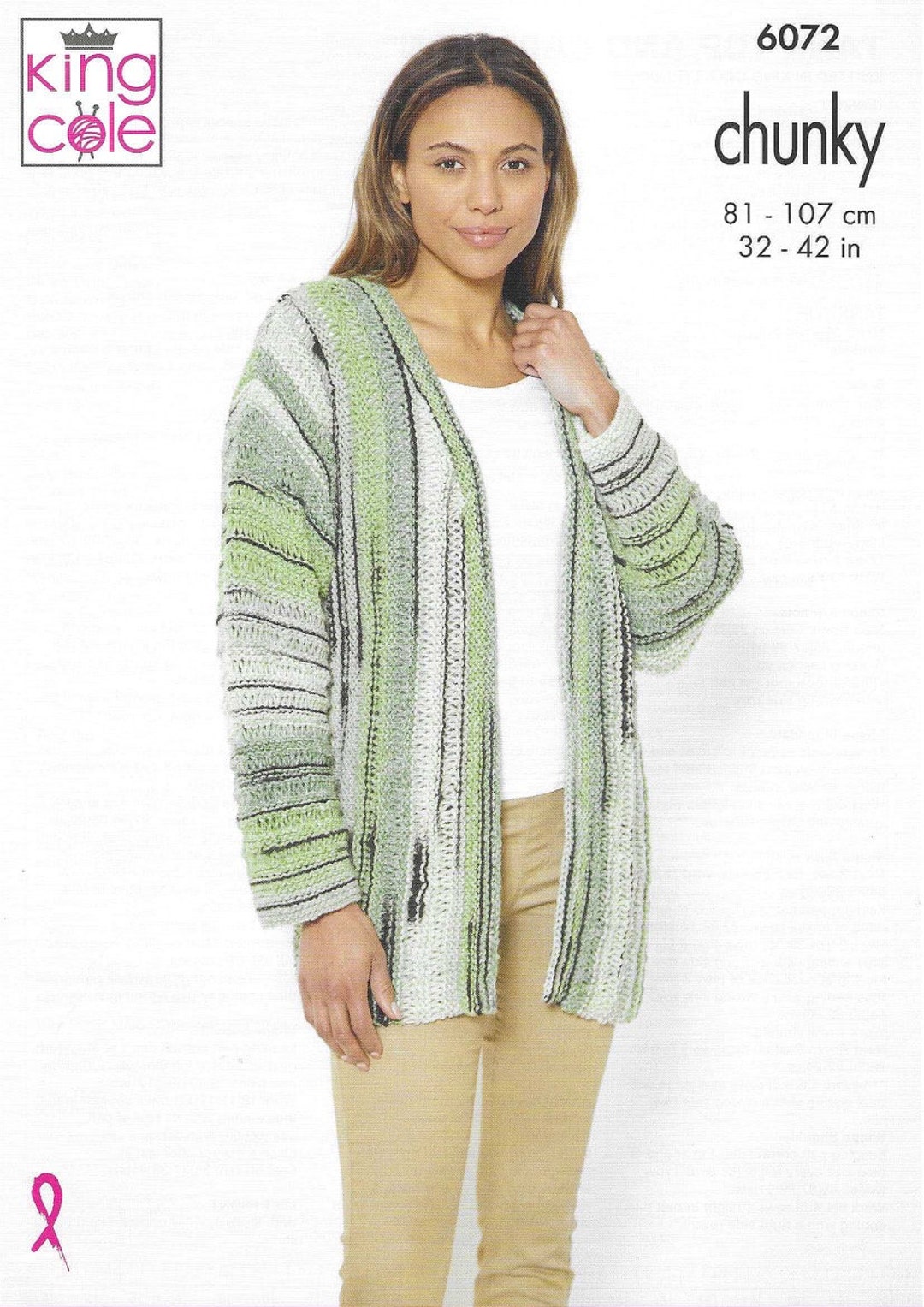 King Cole Knitting Pattern 6072 - Etsy