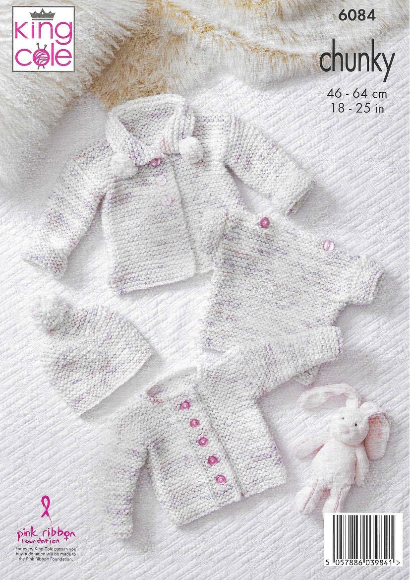 King Cole Knitting Pattern 6084 - Etsy
