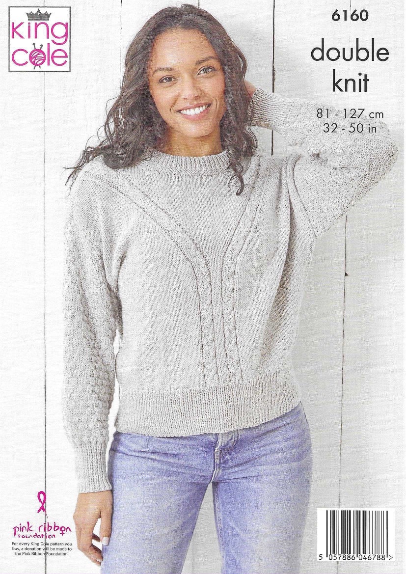 King Cole Knitting Pattern 6160 - Etsy UK