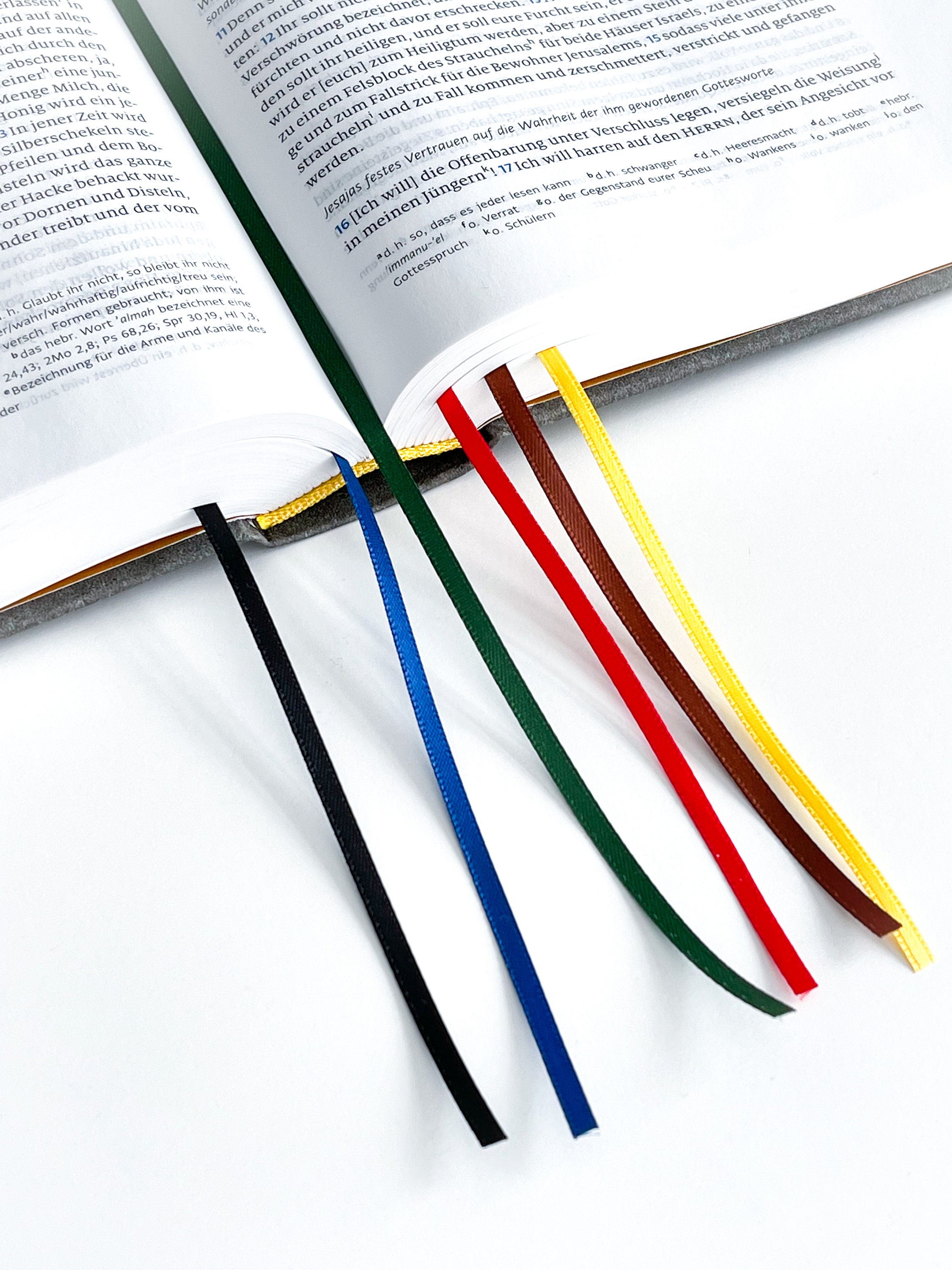 Bible Ribbons Bookmarks Bible Index Colors Identify and - Etsy