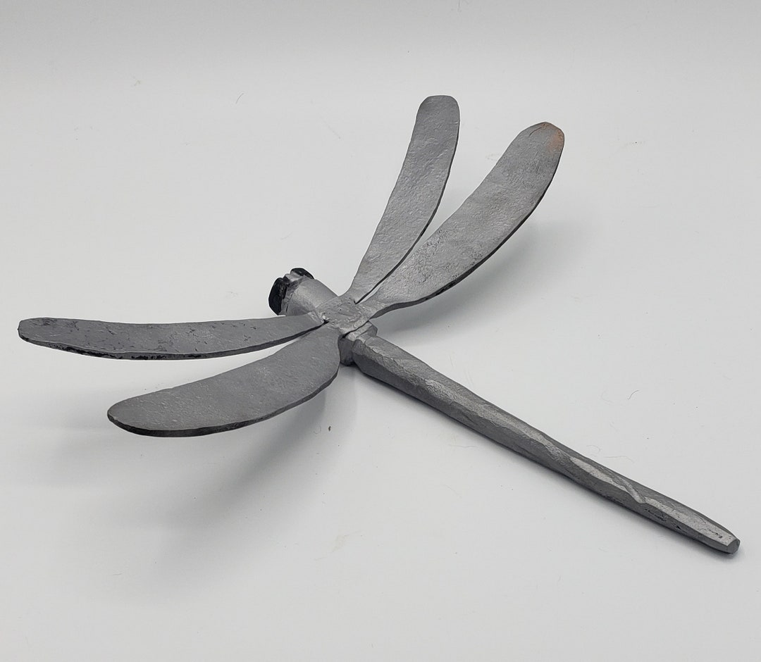Hand Forged Iron Dragonfly or Damselfly - Etsy