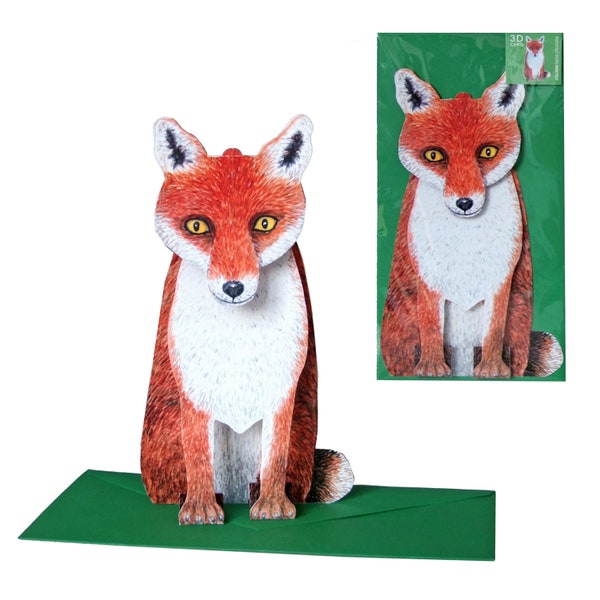 Folding Map With Fox - Etsy
