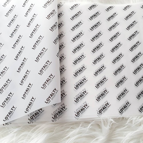 Logo Custom Printed Translucent / Baking /tracing Paper/ - Etsy