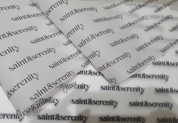 Logo Custom Printed Translucent / Baking /tracing Paper/ | Etsy