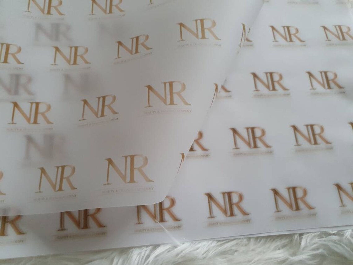 Logo Custom Printed Translucent / Baking /tracing Paper/ Wedding Logo ...