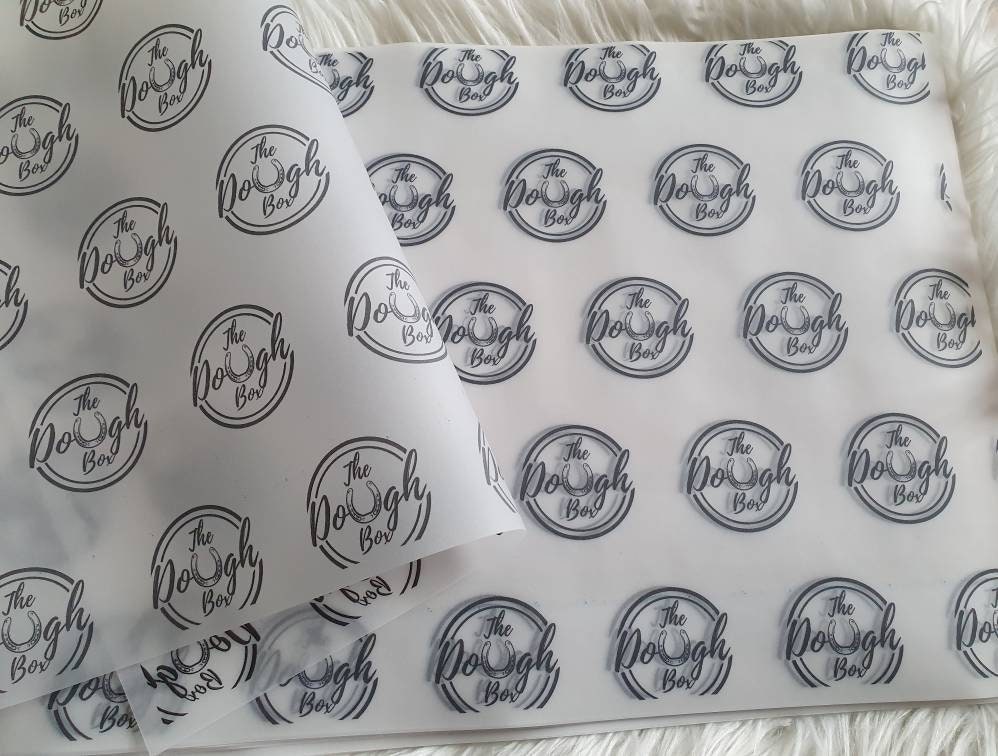 Personalised Packaging Paper Printed Translucent Baking - Etsy UK