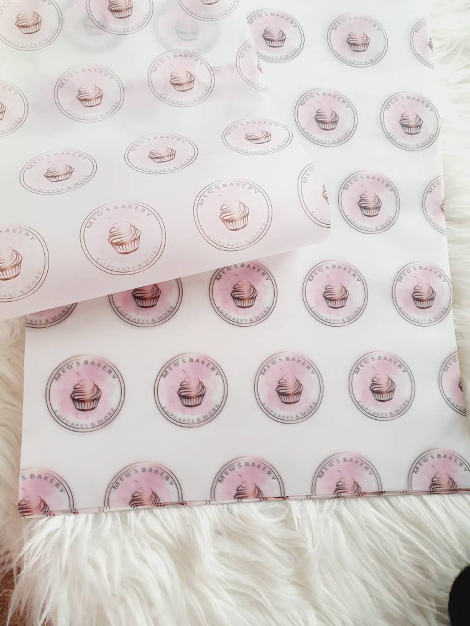 Custom Printed Translucent / Baking /tracing Paper/ Wedding Logo ...