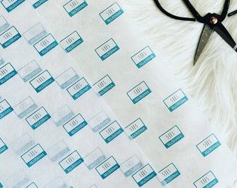 Custom Printed Translucent / Baking /tracing Paper/ Wedding Logo ...