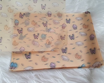 Custom Printed Translucent / Baking /tracing Paper/ Wedding | Etsy UK