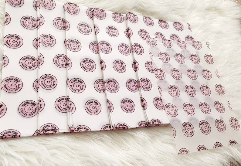 Personalised Packaging Paper Printed Translucent Baking - Etsy UK