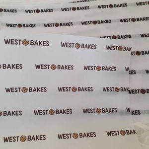 Logo Custom Printed Translucent / Baking /tracing Paper/ Wedding Logo ...