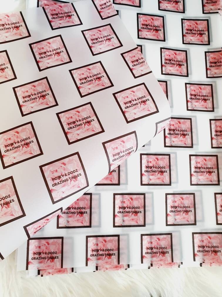 Personalised Packaging Paper Printed Translucent Baking - Etsy UK