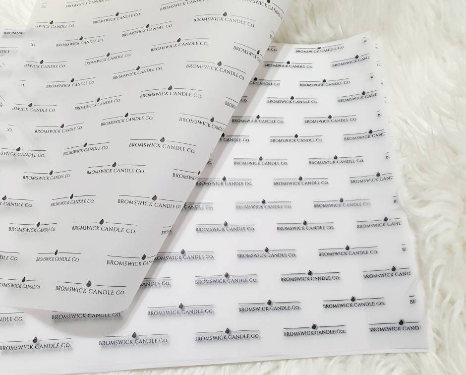 Personalised Packaging Paper Printed Translucent Baking - Etsy UK