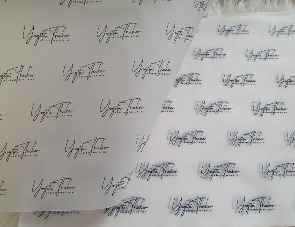 Logo Custom Printed Translucent / Baking /tracing Paper/ | Etsy
