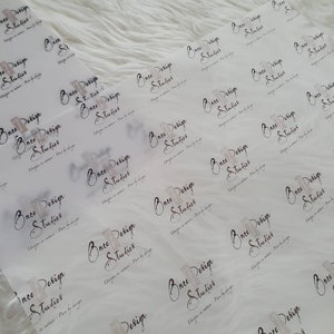 Custom Printed Translucent / Baking /tracing Paper/ Wedding Logo ...