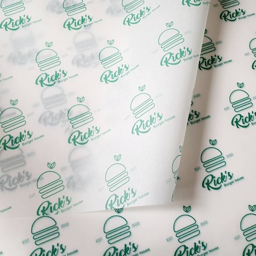 Personalised Packaging Paper Printed Translucent Baking - Etsy UK