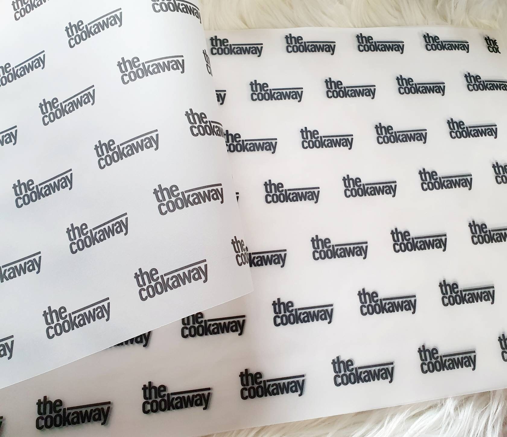 Personalised Packaging Paper Printed Translucent Baking - Etsy UK