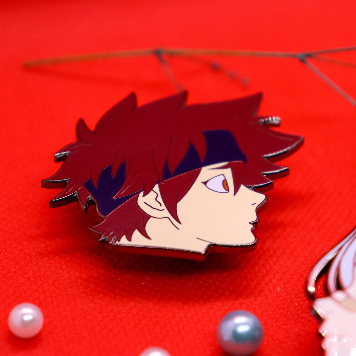 Reki & Langa Heads Enamel Pins | Etsy