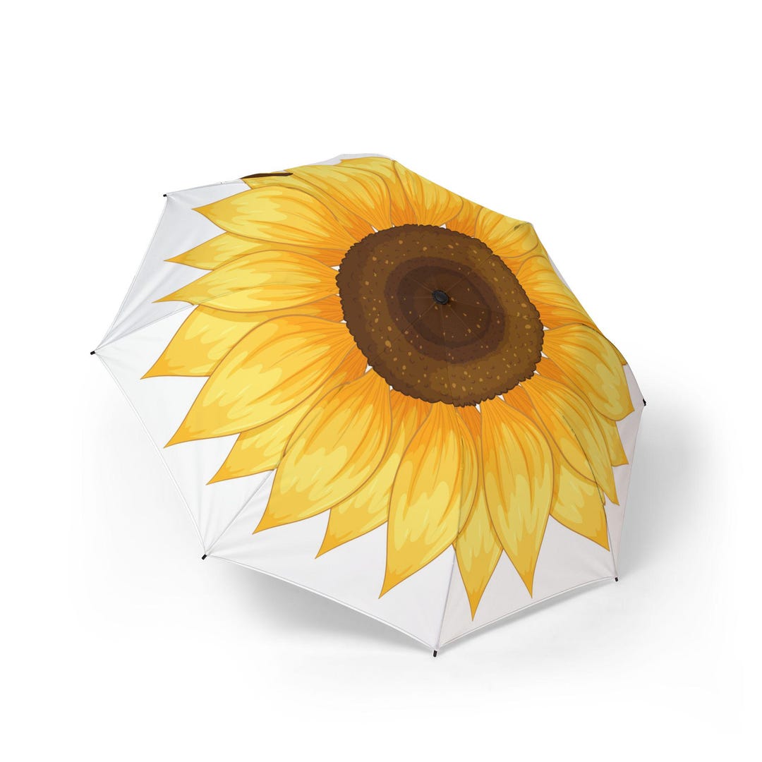 Foldable Umbrella - Sunflower - Etsy
