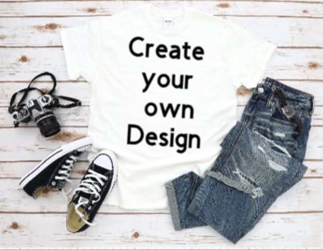 Create Your Own, Adult, T Shirt, Design, Design Your Own, Short Sleeve ...