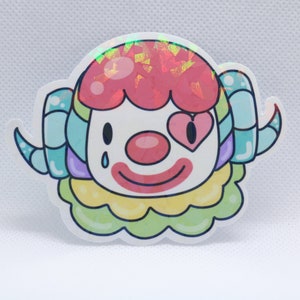 PIETRO AC Clown Sheep Holographic Vinyl Sticker - Etsy