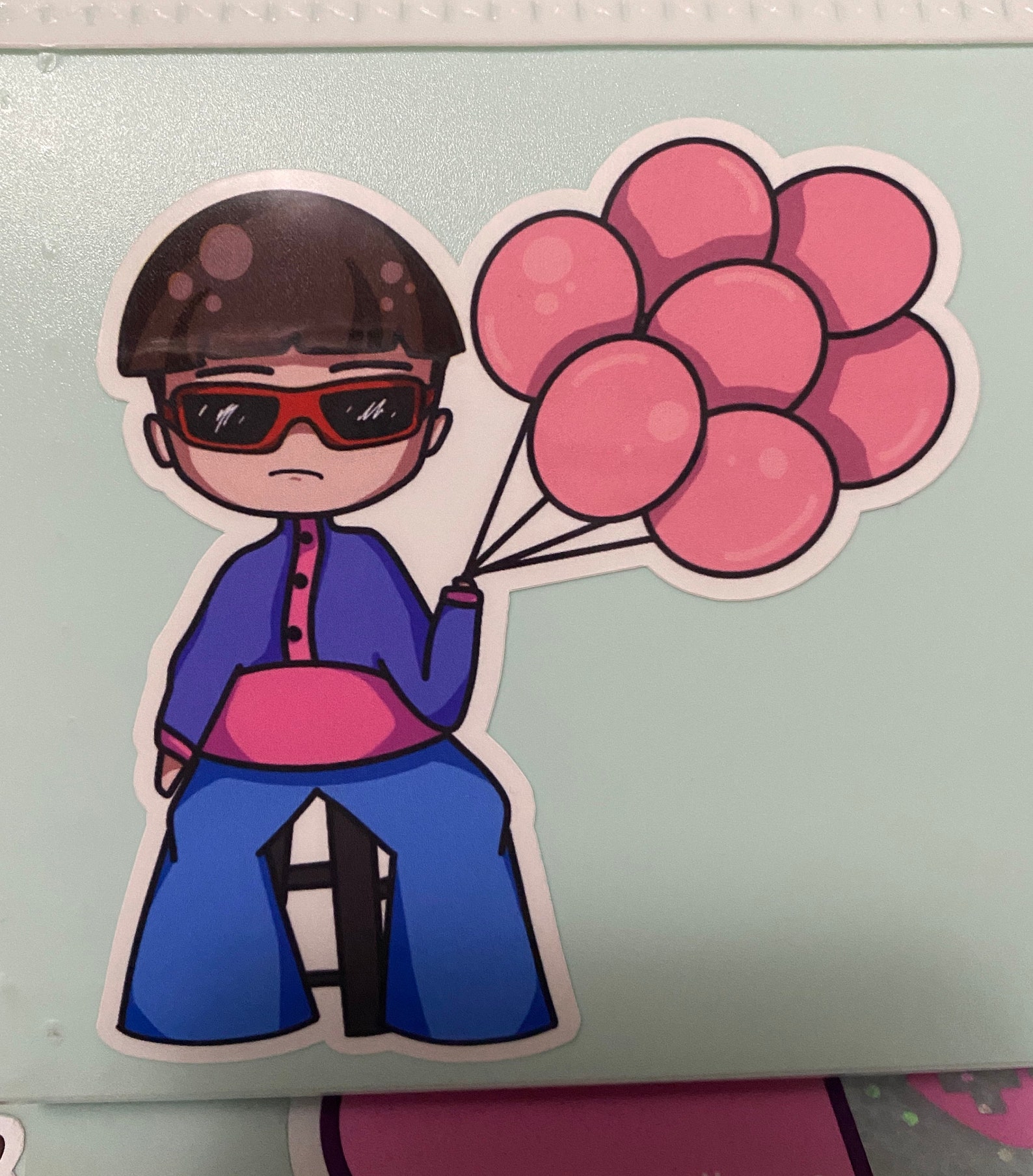 Oliver Tree Inspired Chibi Sticker Ugly is Beautiful - Etsy