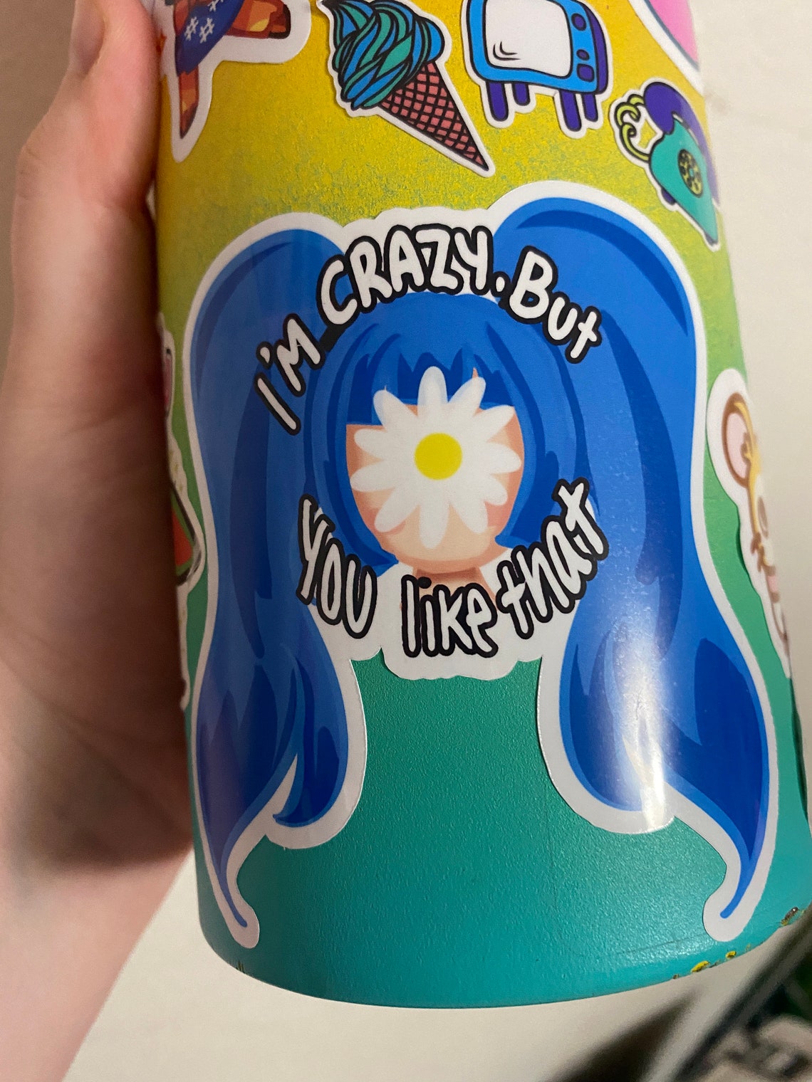 ASHNIKKO daisy Inspired Vinyl Sticker - Etsy