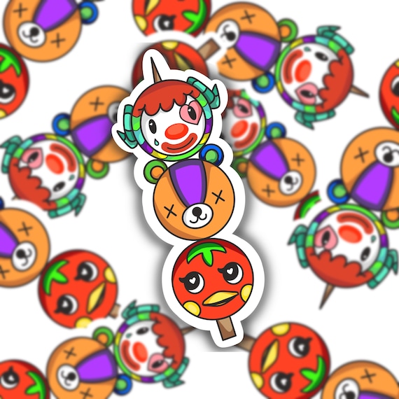 Pietro Stitches Ketchup Animal Crossing INSPIRED Dango Vinilo | Etsy