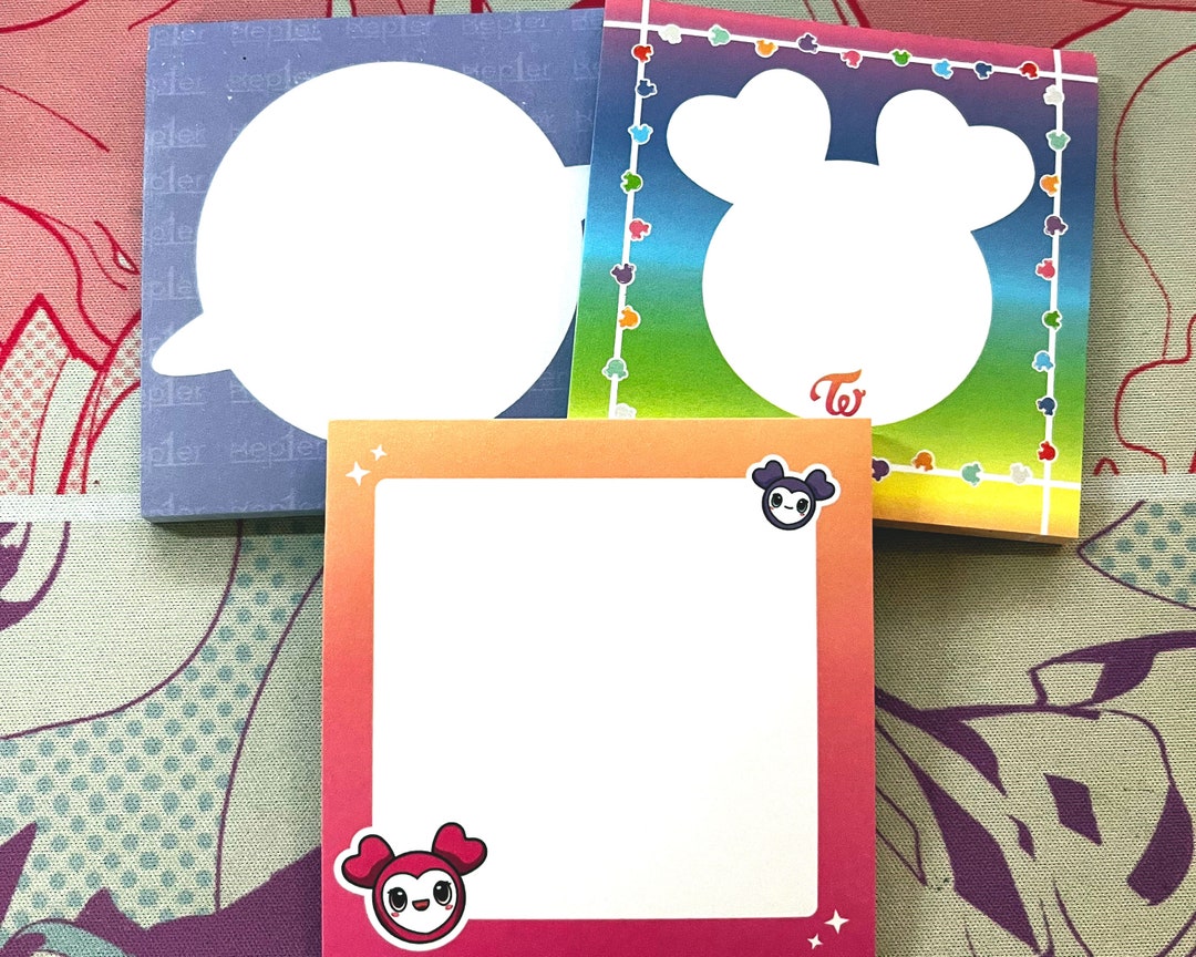 KPOP TWICE KEP1ER Sticky Memo Pad for Photocard Trading, Deco, Bullet ...