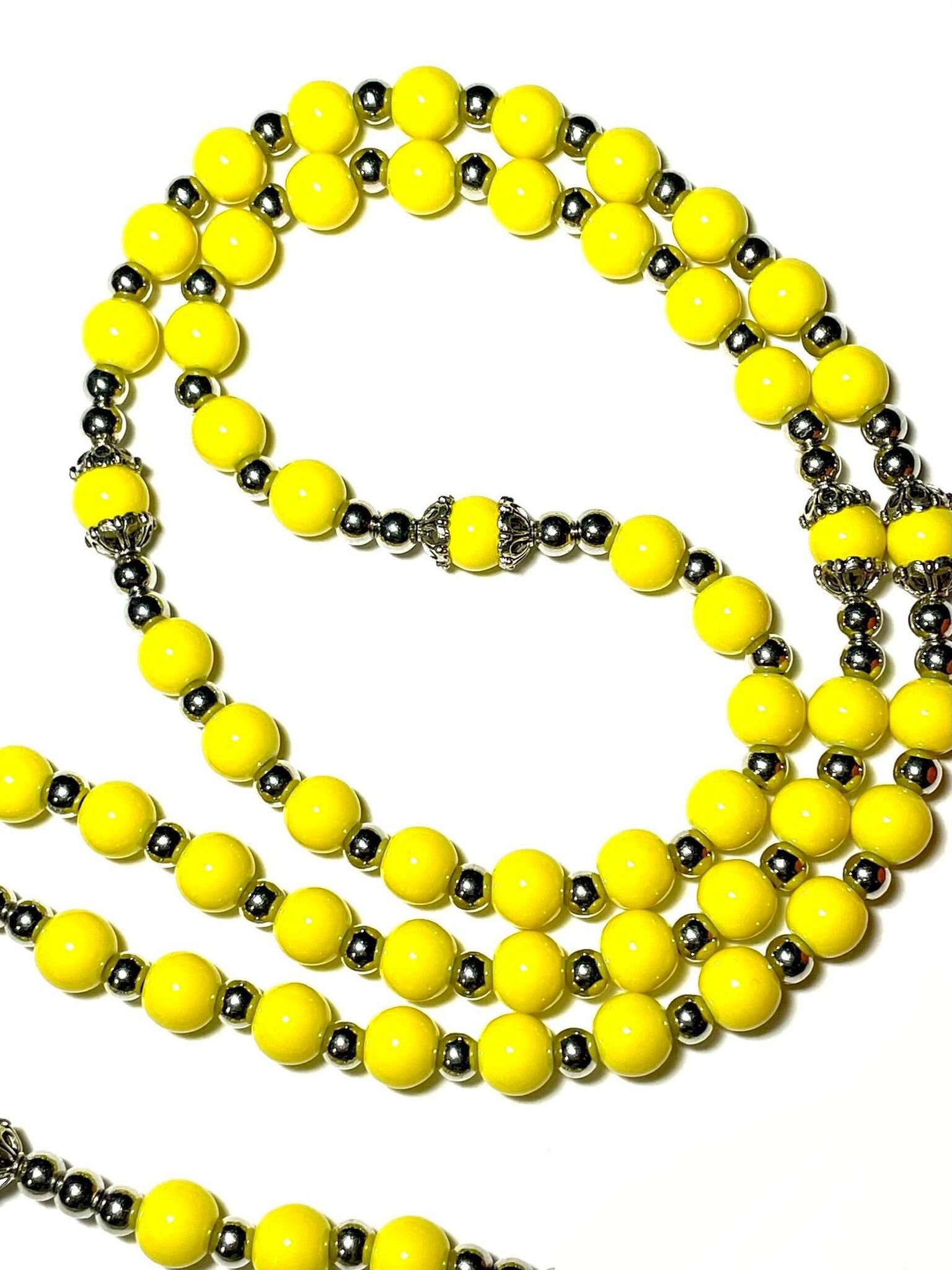 Rosary Best Seller Yellow Rosary Catholic Rosary Free - Etsy