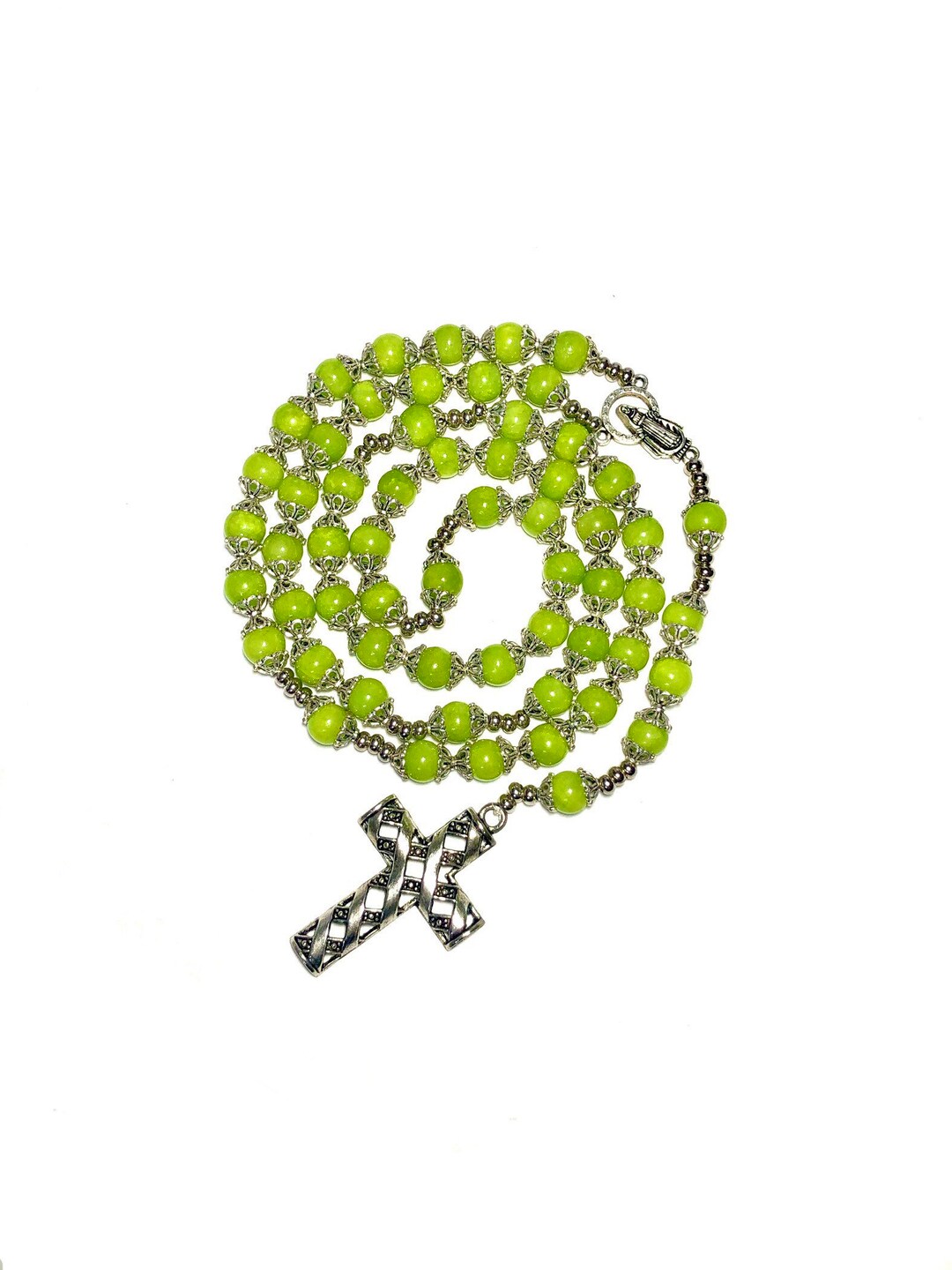 Rosary, Green Jade Rosary, Catholic Rosary, Birthday Gifts, Gifts ...